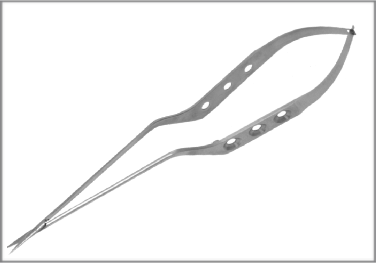Bayonet Micro Scissor - Precision Surgical